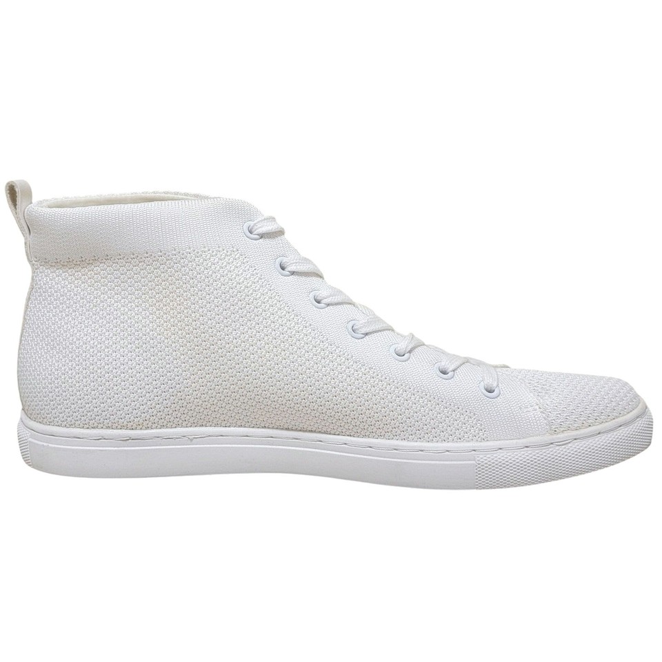 Bar III Men Sonny High Top Flat Sneakers Size US 10.5M White Mesh Knit ...