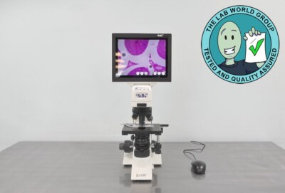 Laxco Microscope SeBa2-BF1 Compound Microscope with Camera TESTED with ...