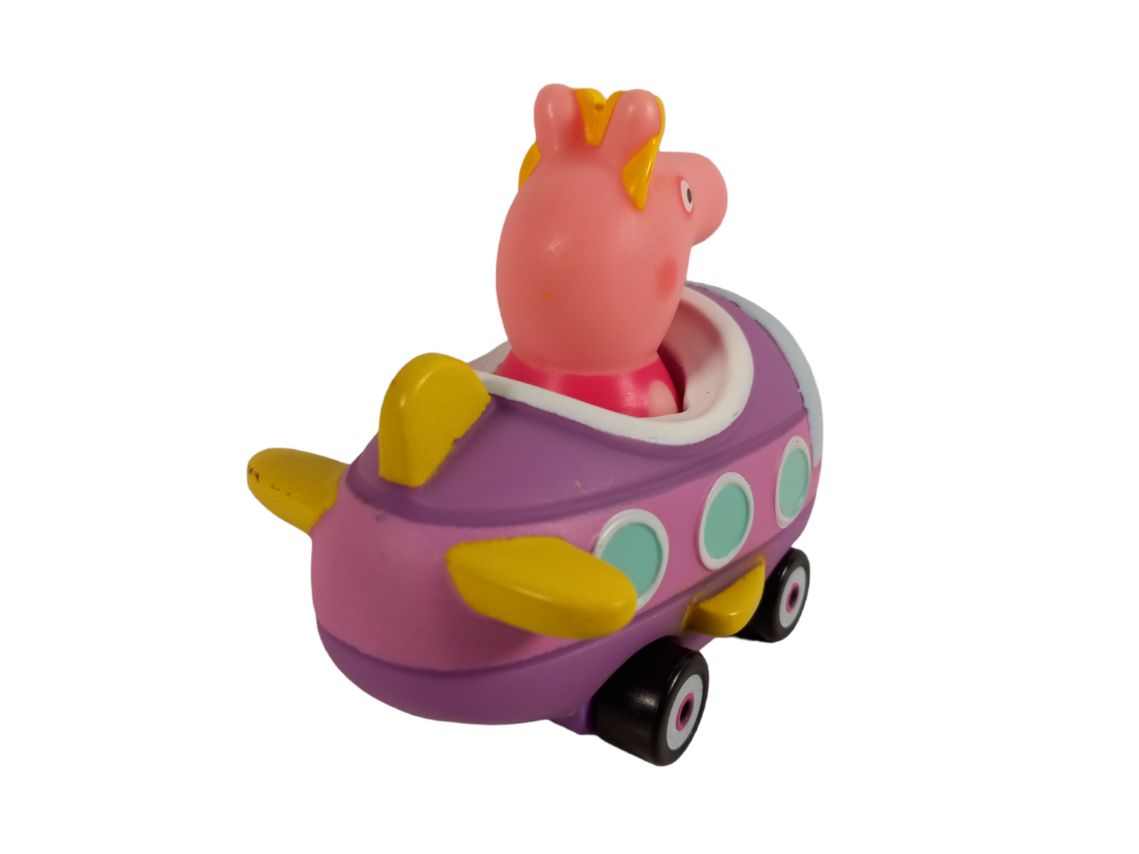 Peppa Pig Purple Airplane Piggy Toy Figure Jazzware 2003 | eBay