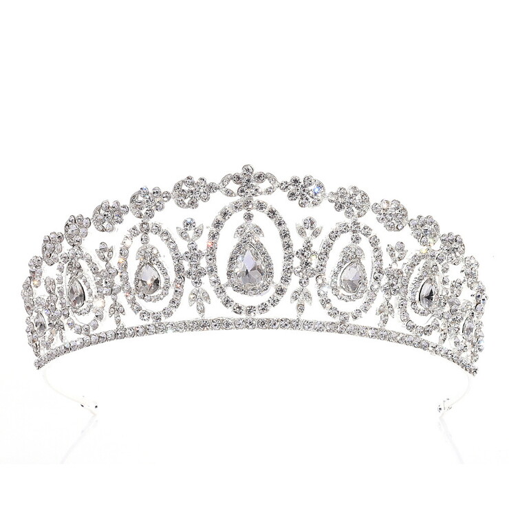 5.2cm Tall Crystal Tiara Crown Wedding Queen Princess Prom Crown For ...
