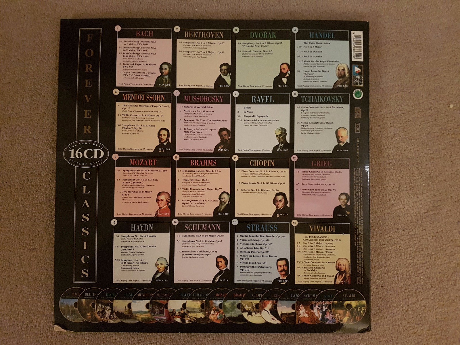 Forever Classics 16 CD Picture Disc One Gate-fold Folder | eBay UK