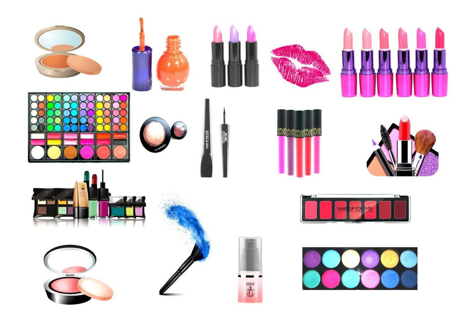 Edible Makeup Cake Toppers | Saubhaya Makeup