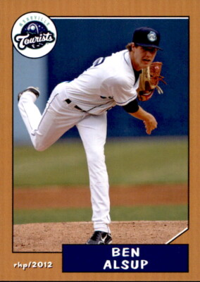 2012 Asheville Tourists Grandstand 1 Ben Alsup Rustin Louisiana LA ...