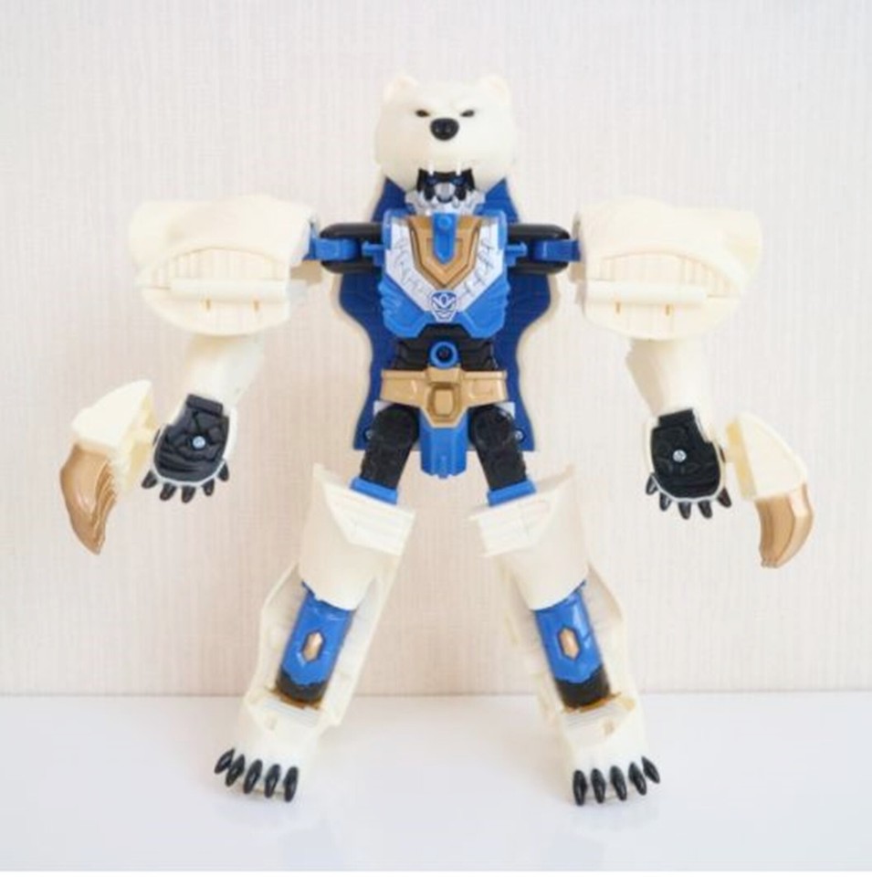 Hello Carbot BEAR HIDER Polar Bear Transformer Robot Kids Toy 2021 ...
