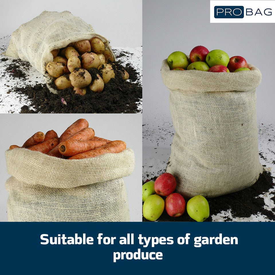 Hessian Sacks - PREMIUM - Potato, Veg, Fruit - Jute Bag, Hessian Bag ...