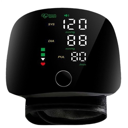 LCD Digital Wrist Blood Pressure Monitor BP Cuff Auto Machine Tester ...