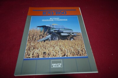 Allis Chalmers R70 R60 Combine Brochure FCCA | eBay