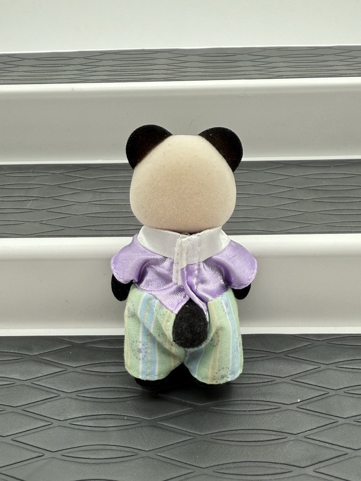 Sylvanian Families Pookie Panda Father Doll Pookie Panda Family Calico ...