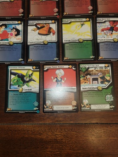 Dragon Ball Z Tcg World Tournament Saga Card Lot Common 16, Uncommon 5 ...