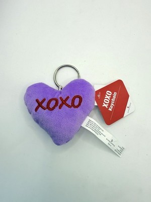 Purple Heart XOXO Plush Keychain 3” by American Greetings | eBay