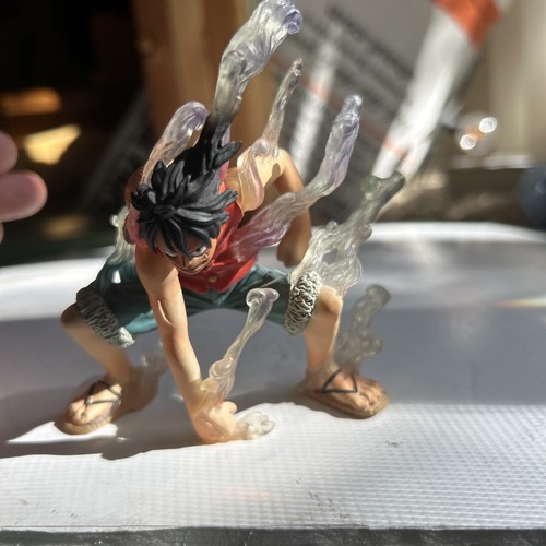 Anime One Piece Monkey D Luffy Gear 2nd Jet Squat Steam Figure Statue ...