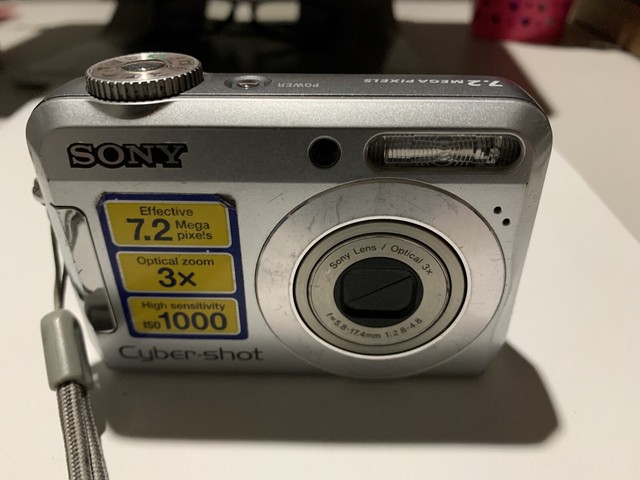 Sony Cyber-shot DSC-S90 4.1MP Digital Camera - Silver for sale online ...