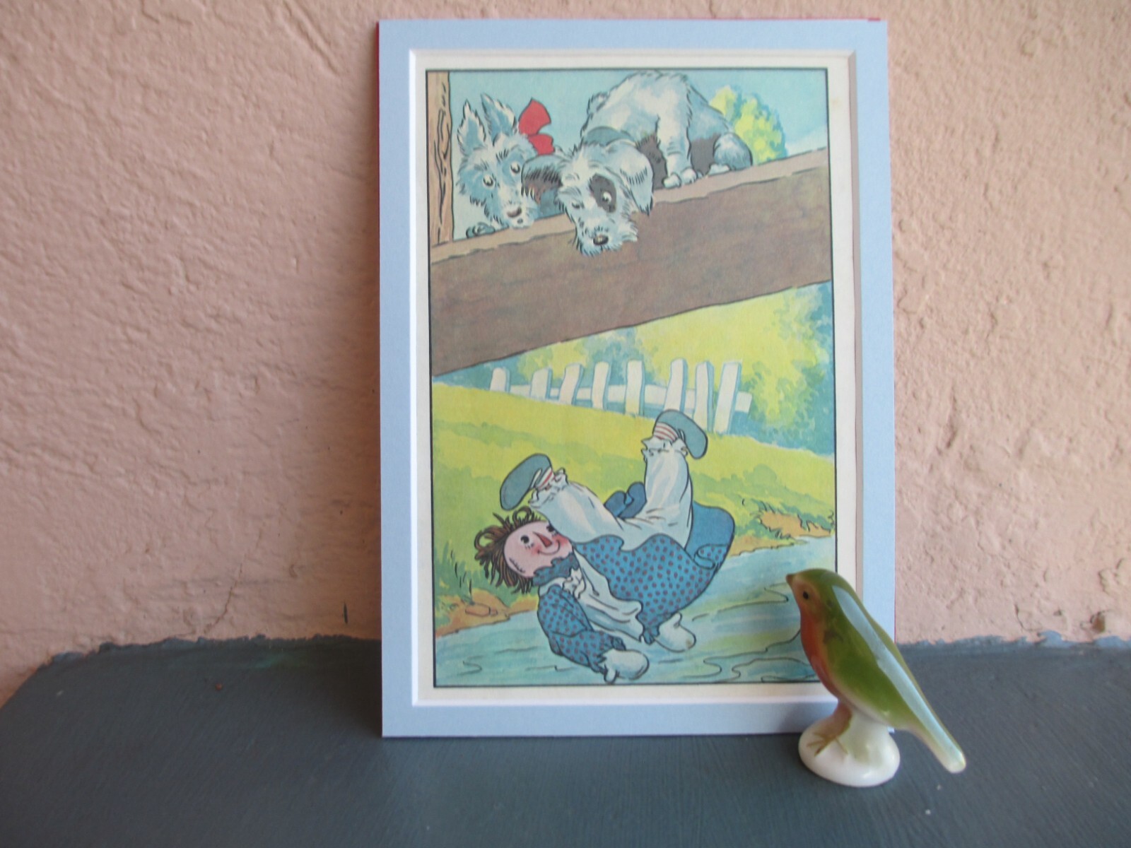 vintage Johnny Gruelle illustration of Raggedy Ann and dogs 1982 | eBay