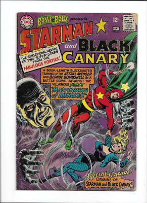 BRAVE & THE BOLD #61 [1965 GD] ORIGIN STORY! STARMAN & BLACK CANARY | eBay