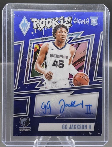 2023-24 Phoenix GG Jackson #266 Rookie Signs BLUE Prizm Auto SSP /25 ...