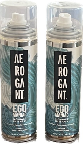 2 Pack Aerogant EGO MANIAC In Shower Hair Mask, 1 Minute Deep ...