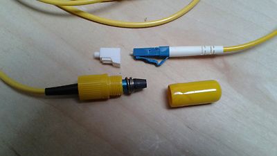 US MADE 3 m BICONIC to LC single mode fiber optic cable | eBay