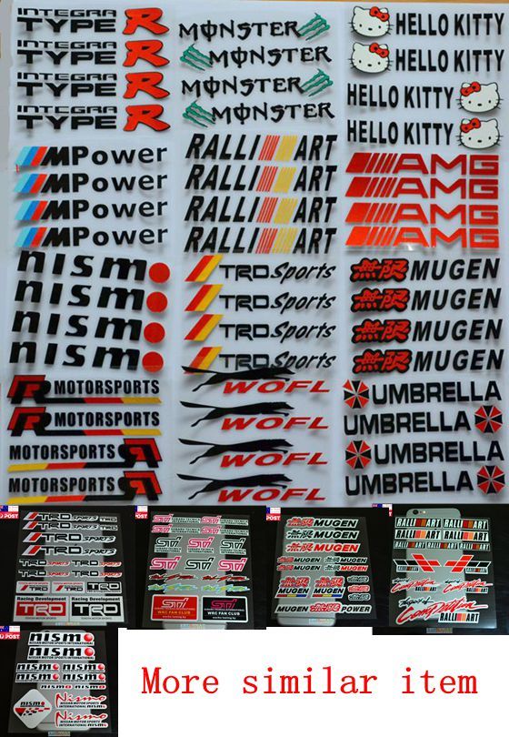 Evil Spirit Sharp Claw 3D Effect Car Body Scratch Covered Protector ...