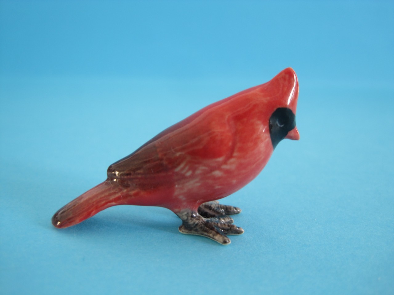 LITTLE CRITTERZ BIRD "LOUIS" CARDINAL FIGURINE W/BOX *Mint Condition ...