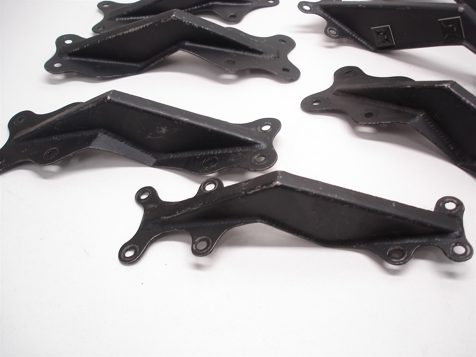 9 NASCAR Steel Racing Seat Halo Head Rest Shoulder Support Brackets Braces