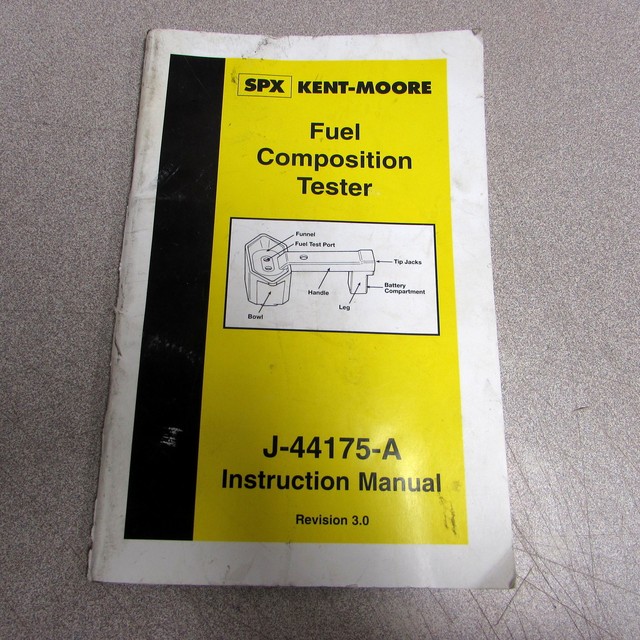 Kent Moore Tool J-44175-a Fuel Composition Tester R2s8 for sale online ...