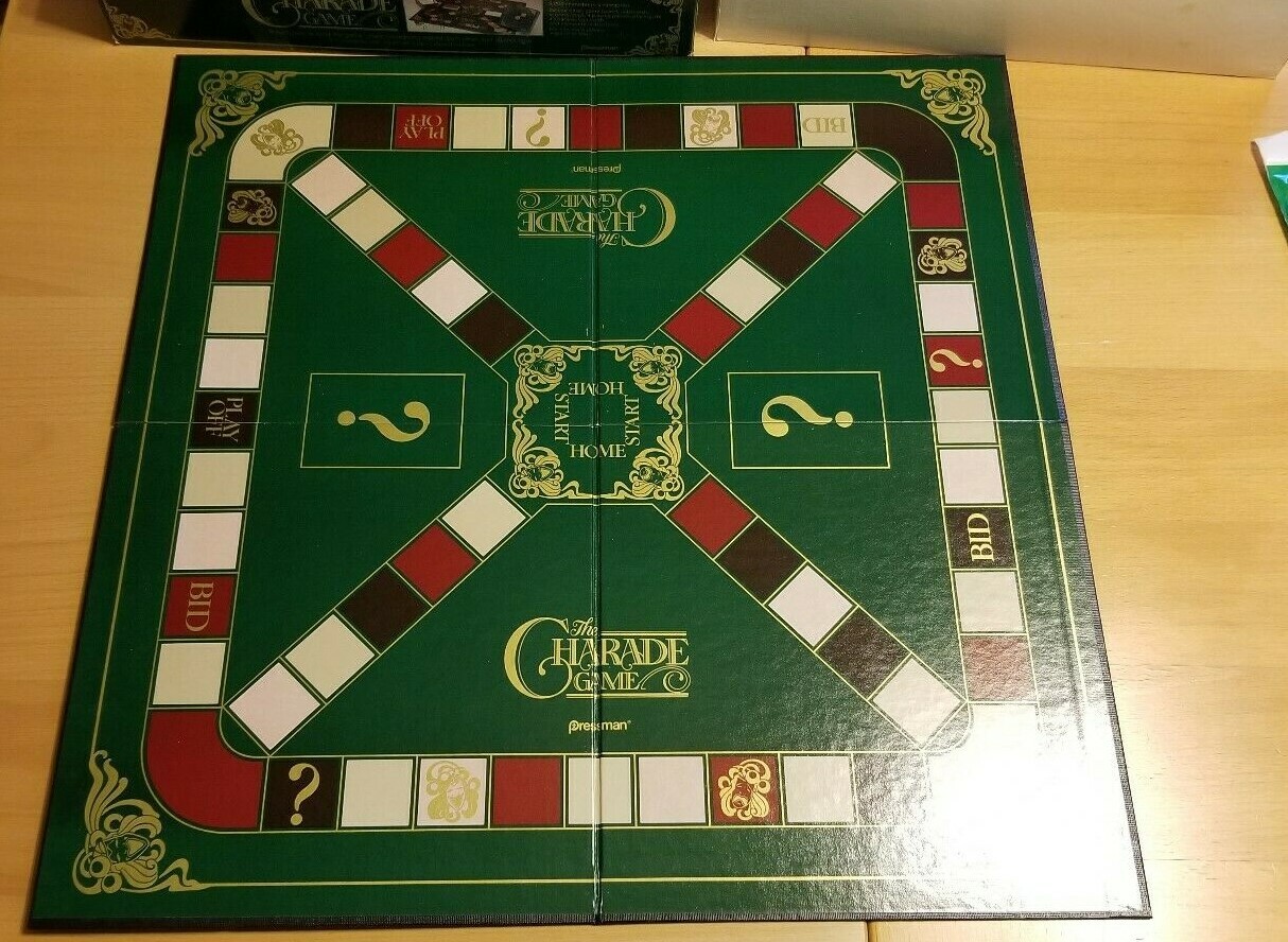 Vintage The Charade Board Game 1985 Pressman Party Game EUC Complete ...