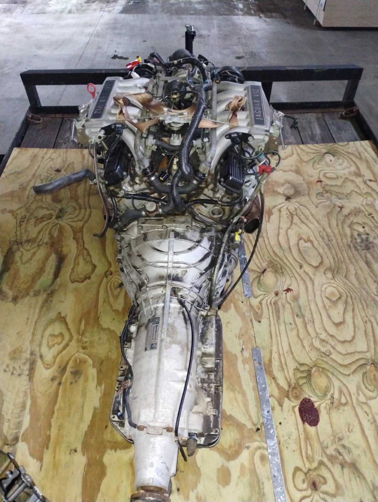 1995-1997 Jaguar XJS XJ12 6.0L V12 Complete Engine and Transmission ...