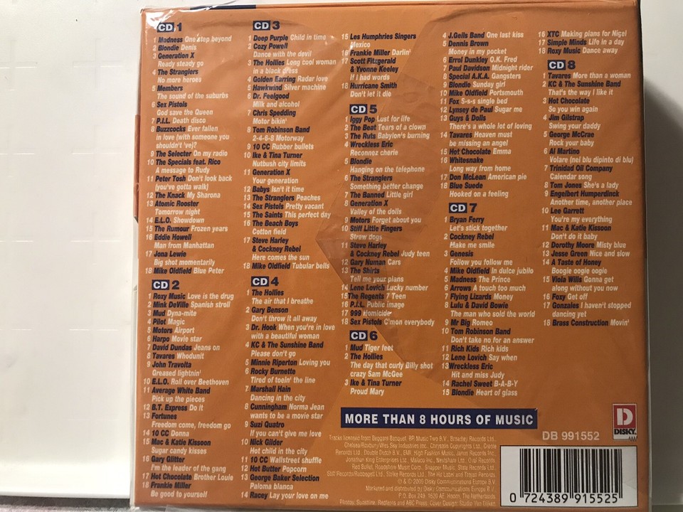Rare 8CD Set Limited No Longer Greatest Hits Of The 70’s Original Long ...