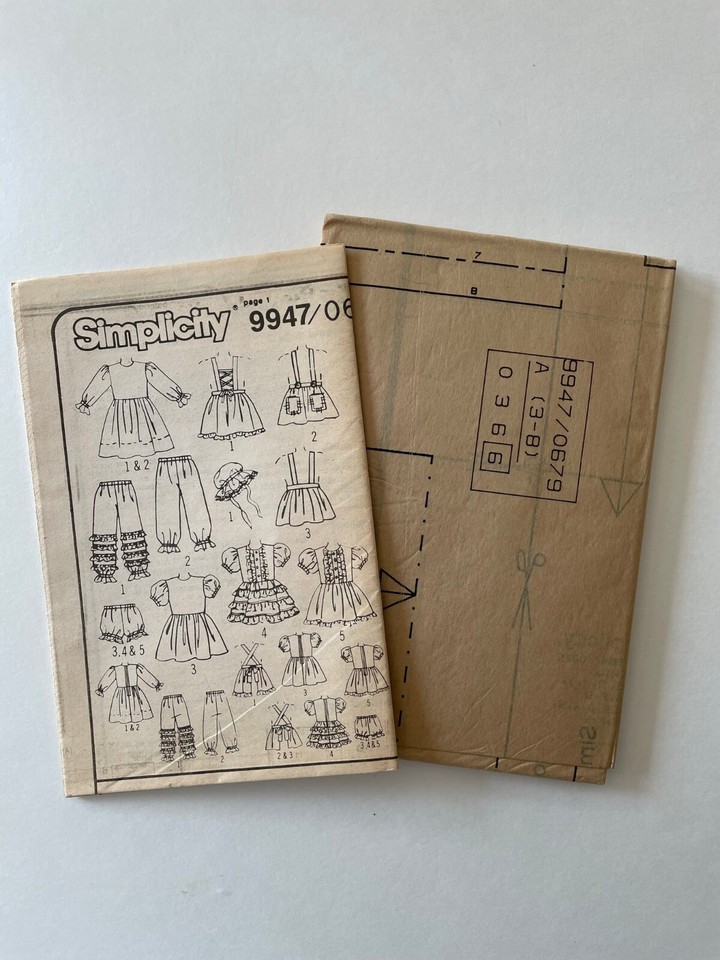 Simplicity Sewing Pattern 9947 Child's STORYBOOK COSTUMES Size 3-8 ...