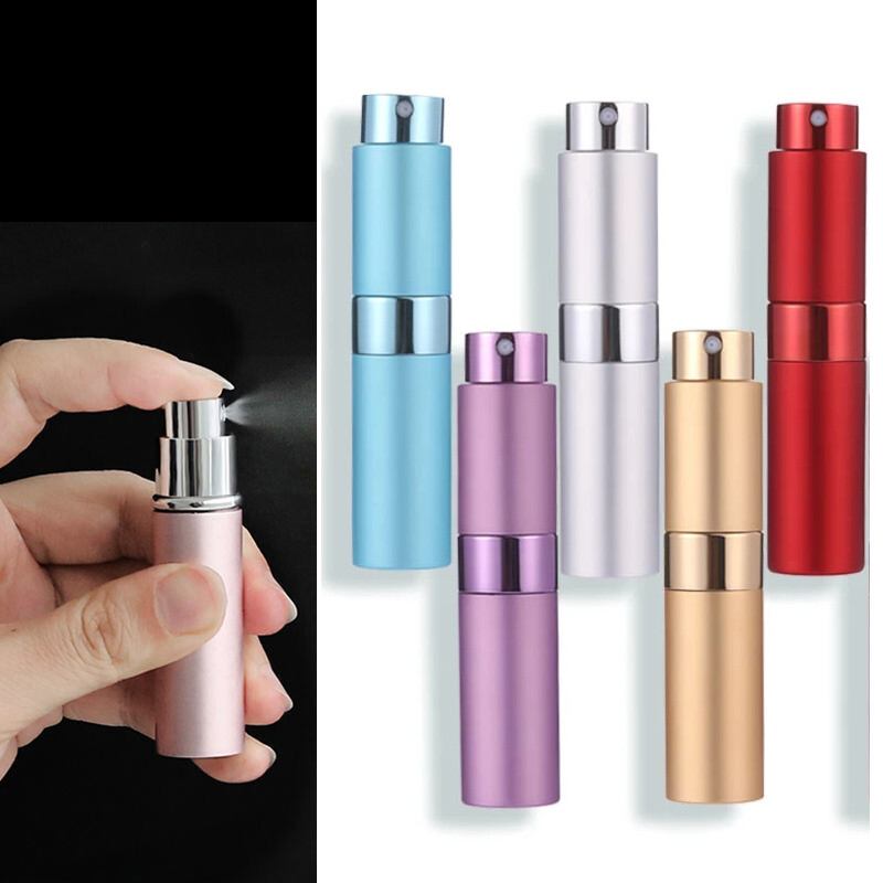 8-12ML Portable Perfume Atomizer Travel Refillable Bottle Mini Scent ...