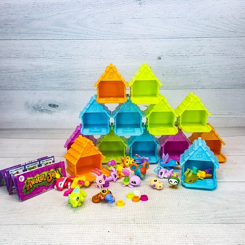 Animal Jam Figures & Houses Lot of 51 pcs Cabin Homes w/ Accessories ...