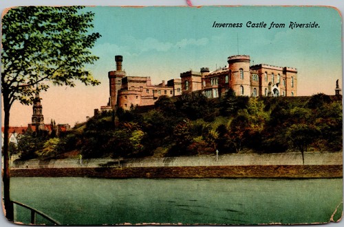 Postcard Scotland Inverness Castle from Riverside | eBay