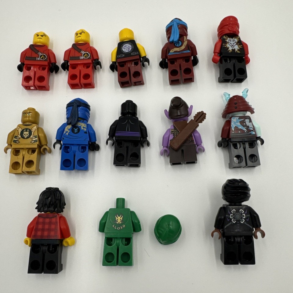 Lego Ninjago Minifigure Lot Of 13 Lloyd DX Gleck Razar Nya Cole Eyezore ...