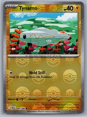 Pokémon TCG Black Bolt Tynamo 30 Pokeball | eBay