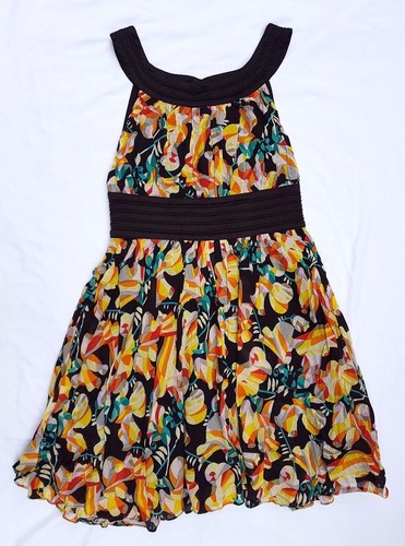 EUC French Connection Sz 8 Dress Print Sleeveless Event Wedding Party ...