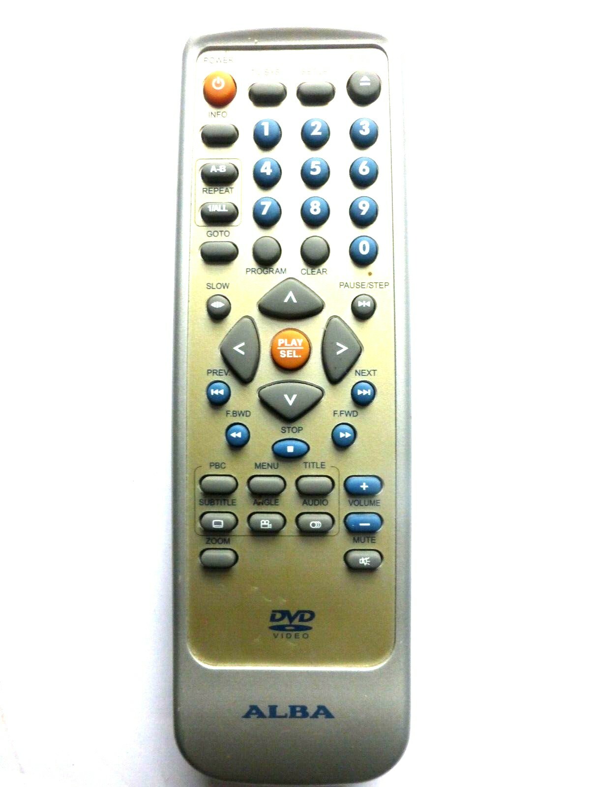ALBA DVD PLAYER REMOTE CONTROL for DVD119 | eBay UK