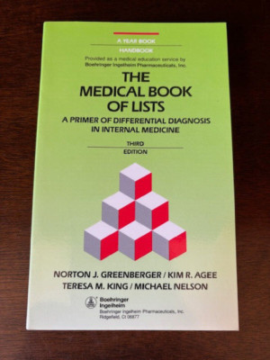 The Medical Book of lists 3rd ed. Primer of Differential Diagnoses in ...