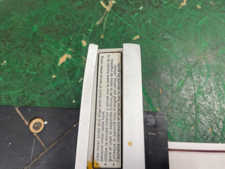 Ryobi 10" Table Saw BTS15 Sliding Miter Push Crosscut Sled | eBay