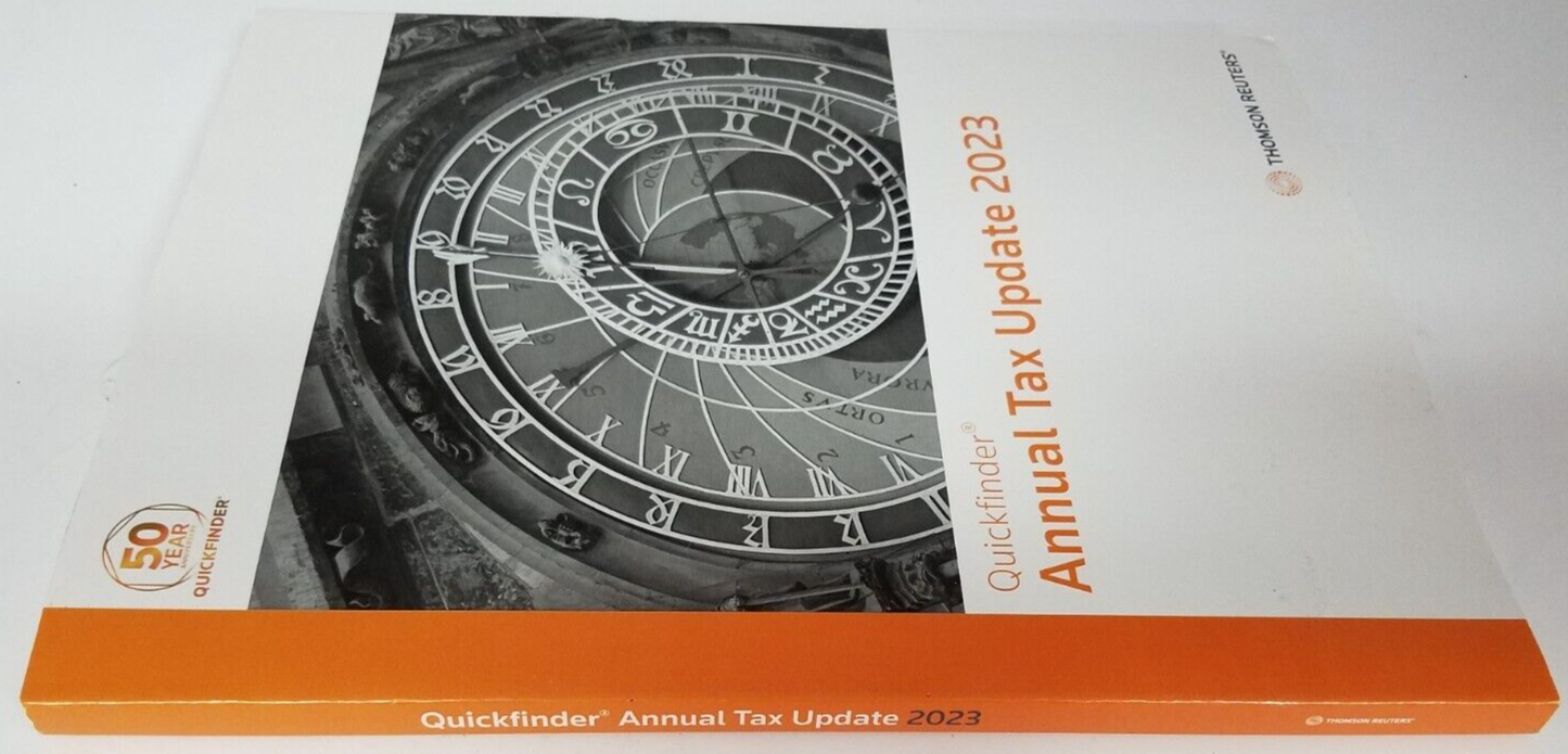 Quickfinder Annual Tax Update Handbook 2023 (Product Code: Q23TP) | eBay