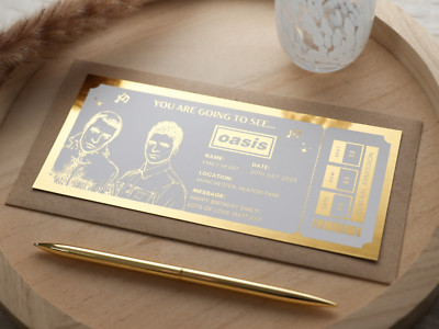 Oasis Ticket | Concert Gift | Gift Ticket | Gift | Concert | eBay UK