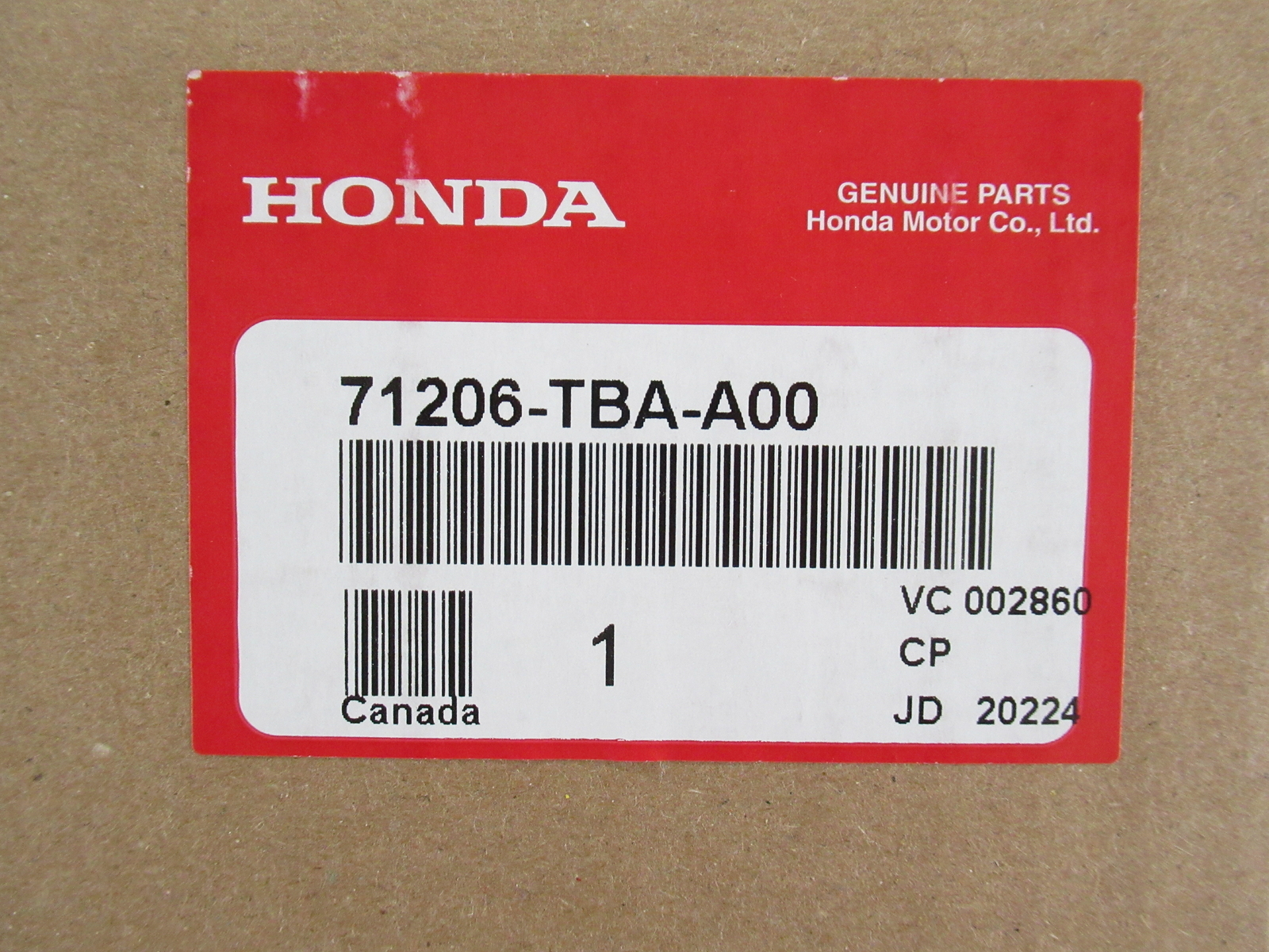 Genuine OEM Honda 71206-TBA-A00 Driver Front Air Guide 2016-2017 Civic ...