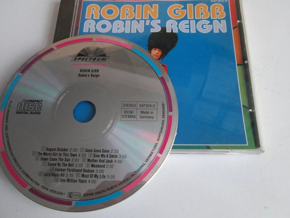 Robin Gibb – Robin's Reign [CD 1991] NEAR MINT BEE GEES | eBay