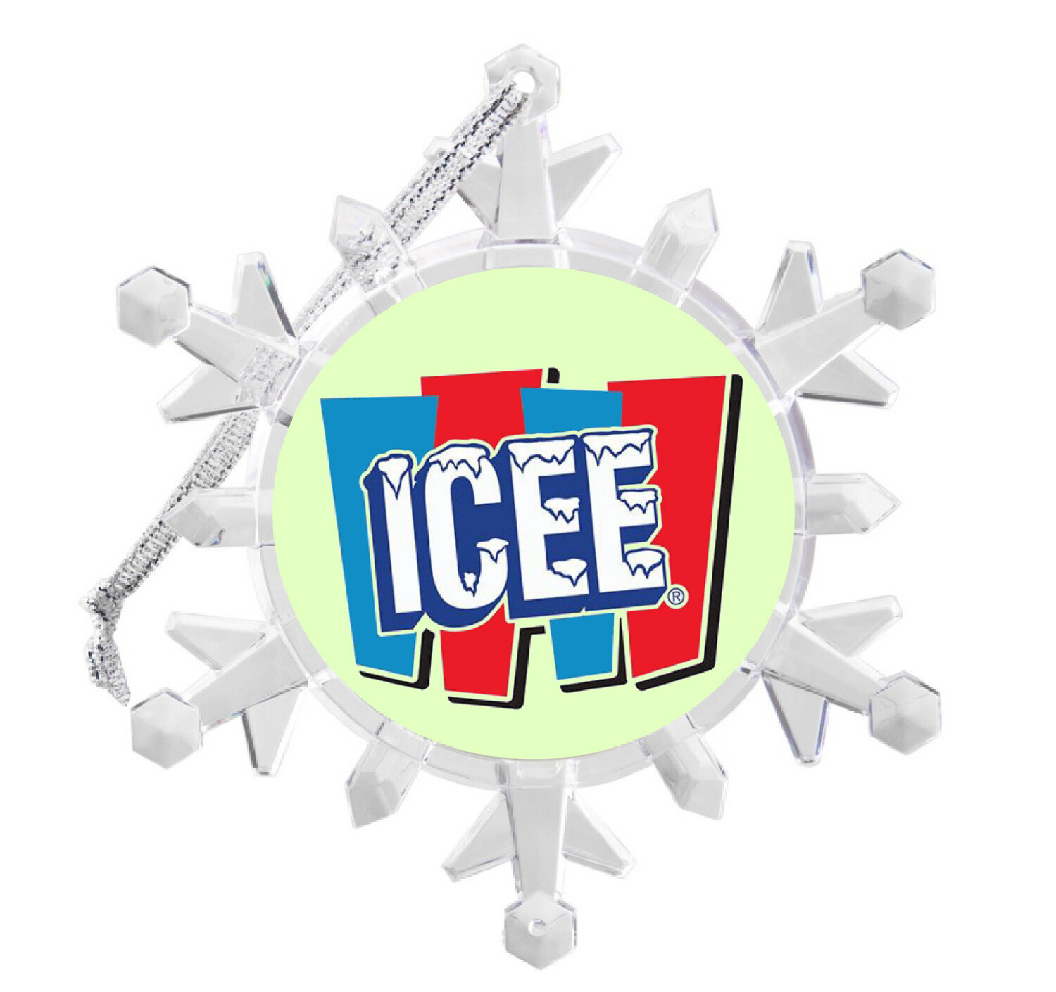 ICEE Retro Drink Snowflake Colored Blinkng Light Holiday Christmas Tree ...