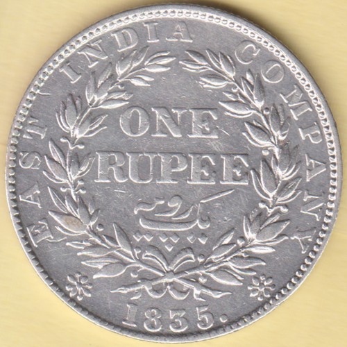 BRITISH INDIA 1835 WILLIAM IIII ONE RUPEE RARE SILVER COIN IN TOP GRADE ...