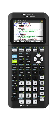 Texas Instruments TI-84 Plus CE-T Python Edition Graphical Calculator ...