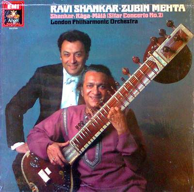 RAVI SHANKAR / ZUBIN MEHTA - RAGA-MALA - EMI/ANGEL - DIGITAL LP - IN ...