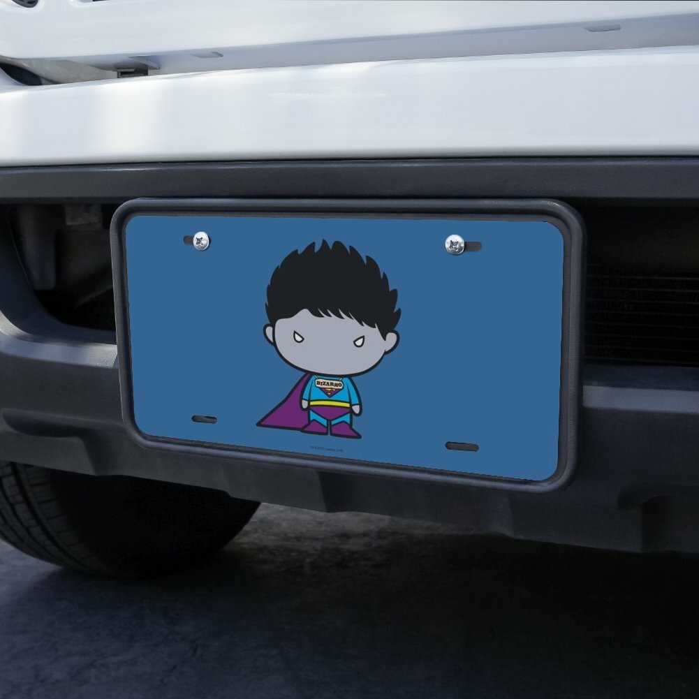 Superman Bizarro Cute Chibi Character Novelty Metal Vanity Tag License ...