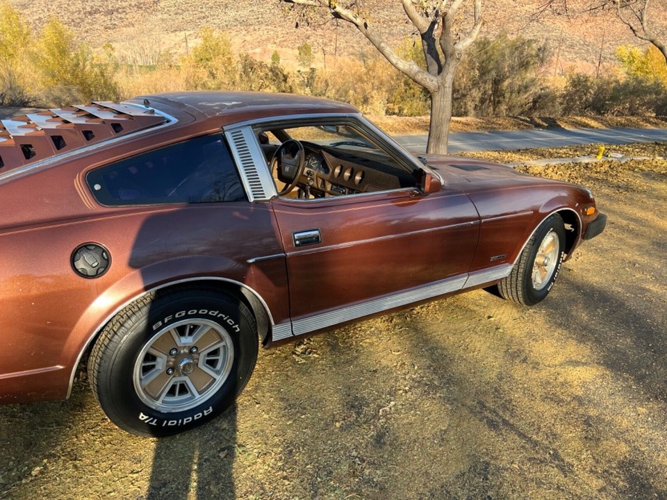 1979 datsun 280zx 2dr manual coupe brown interior with bronze exterior ...