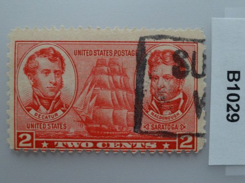 USA Stamp Decatur & Macdonough 2 Cents United States Postage | eBay