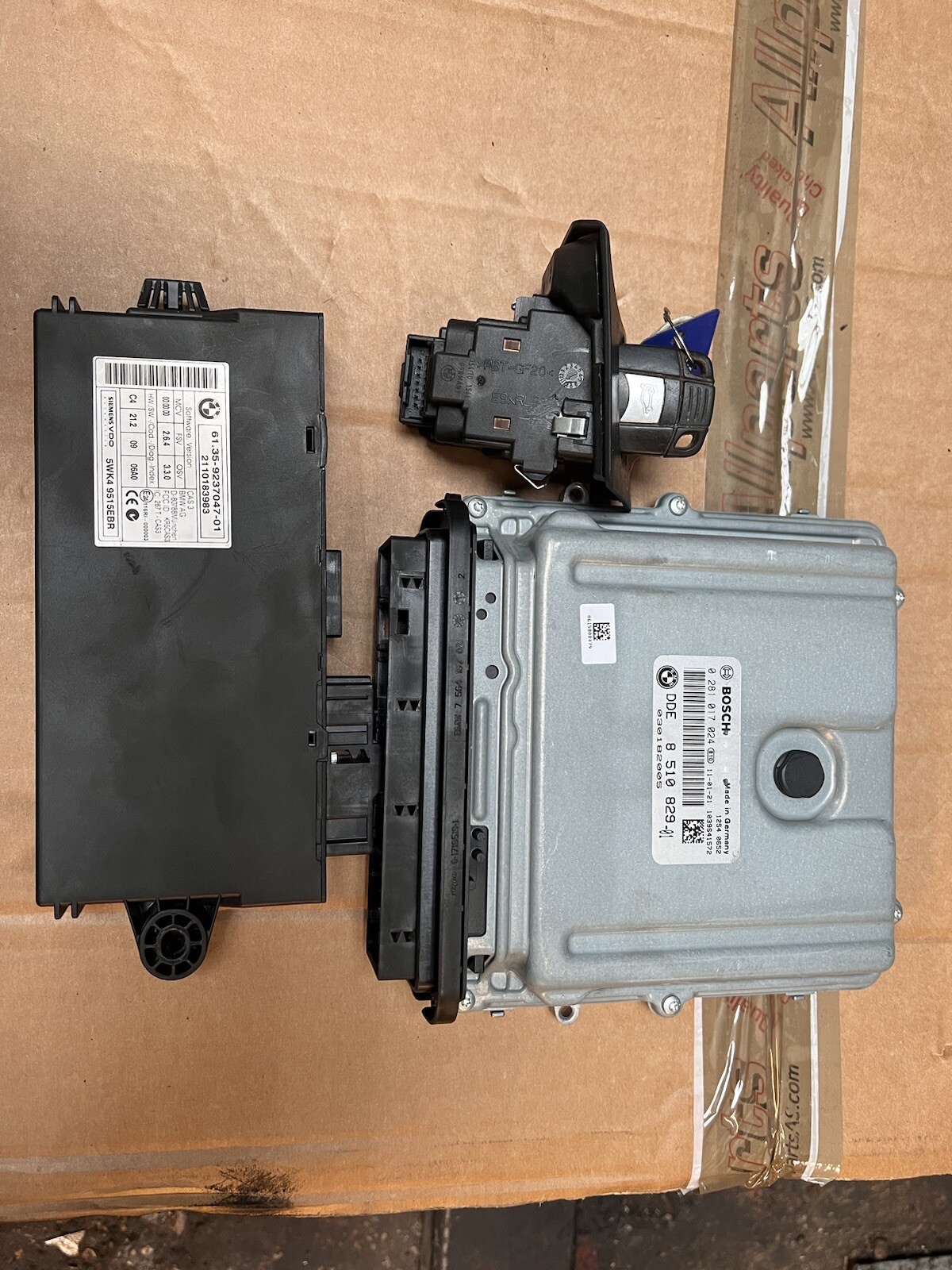 BMW 3 SERIES E90 E91 LCI 318D N47D20C ENGINE ECU KIT WITH KEY #1 | eBay UK